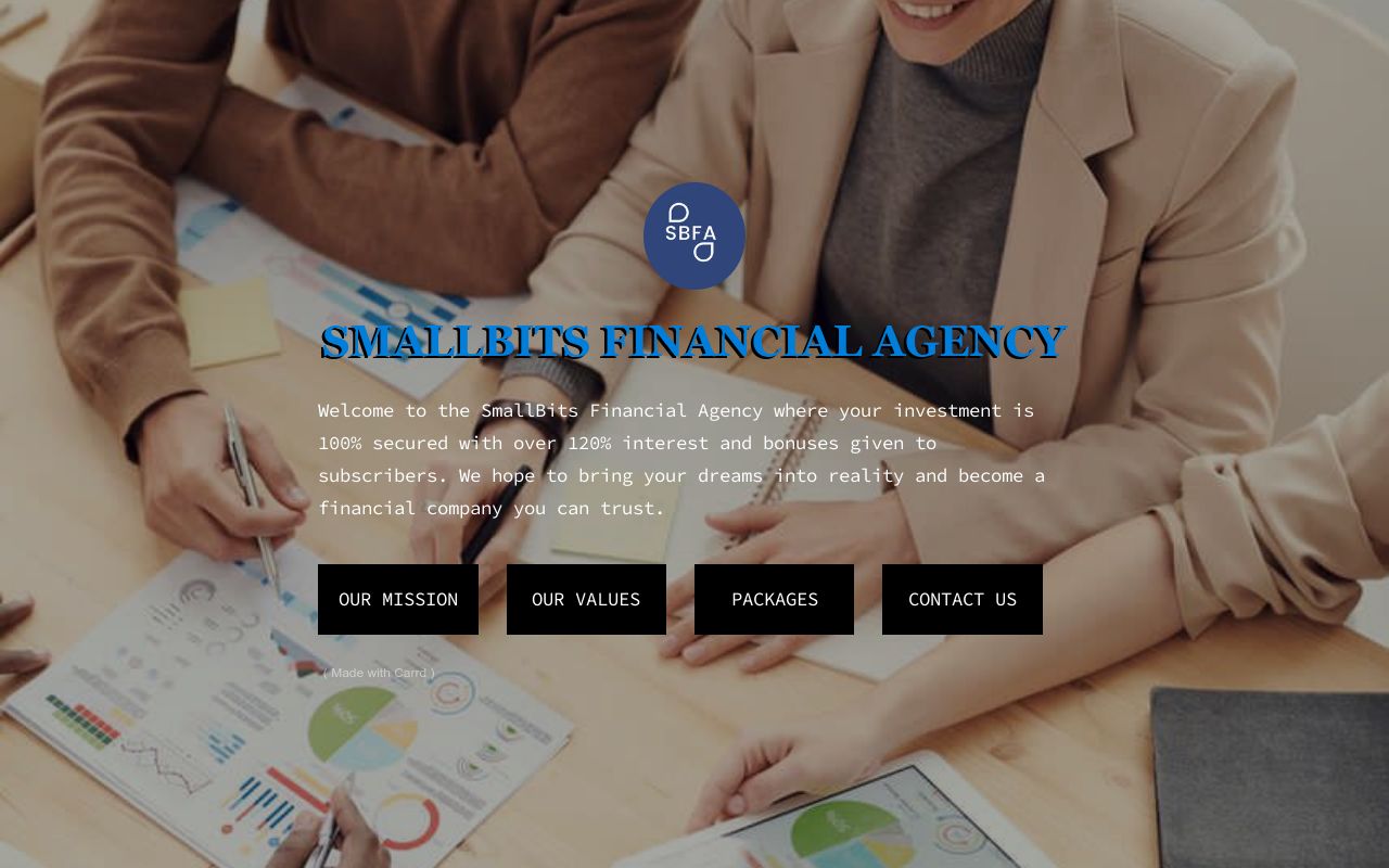 SMALLBITS FINANCIAL AGENCY